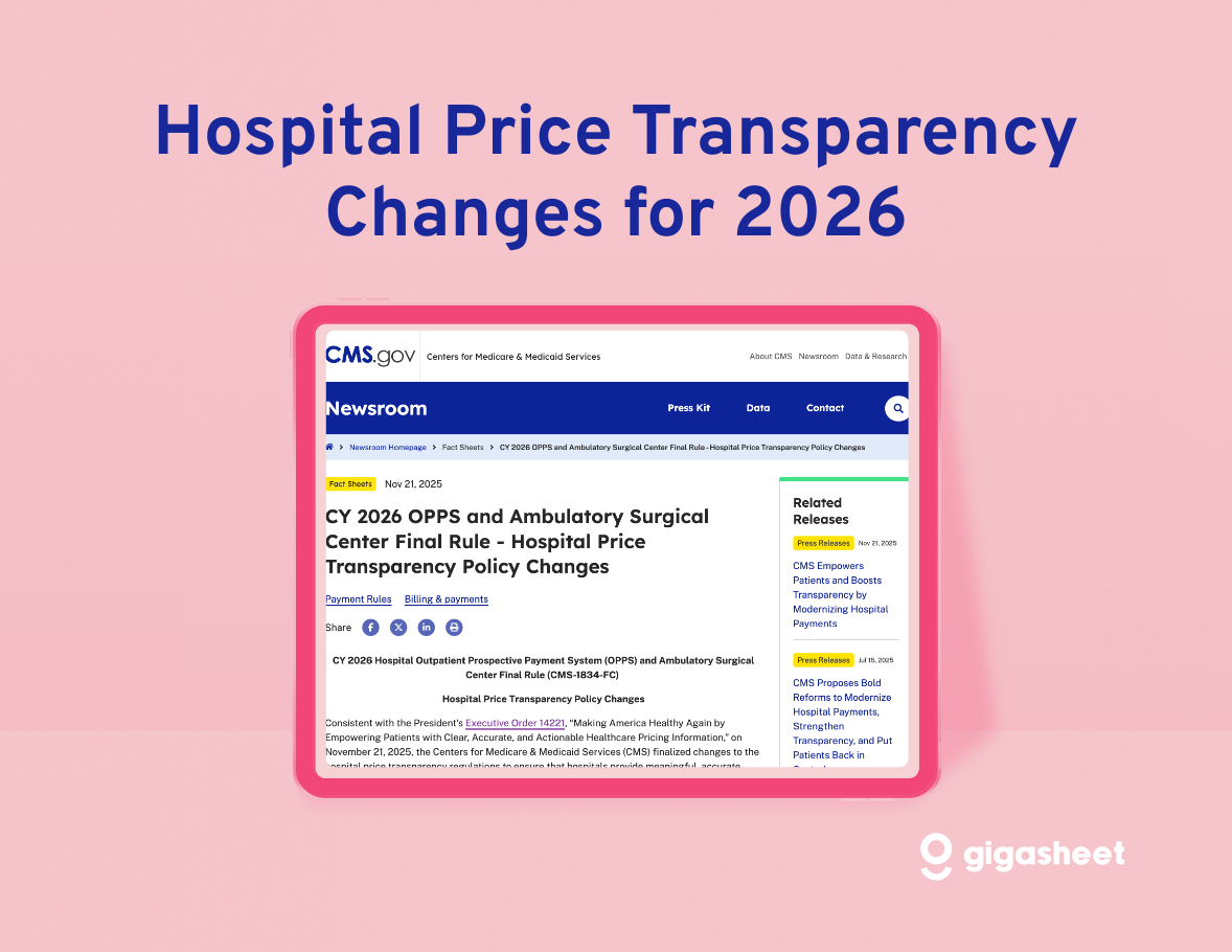 Hospital Price Transparency Changes for 2026